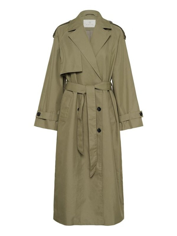 KAFFE KAvalentina Trench Coat Dusky Green – Jacksons of Saintfield