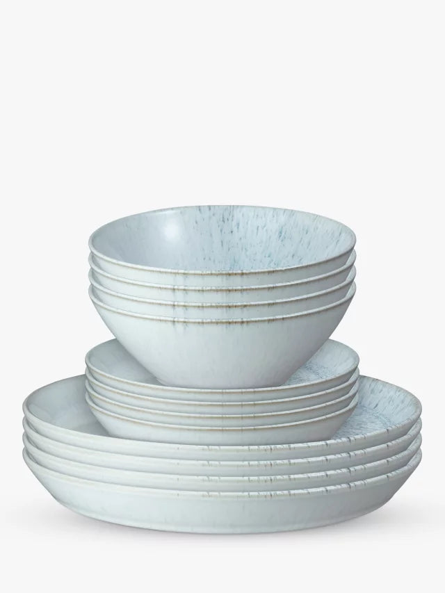 Denby Kiln Blue Stoneware Dinnerware Set 12 Piece – Jacksons of Saintfield