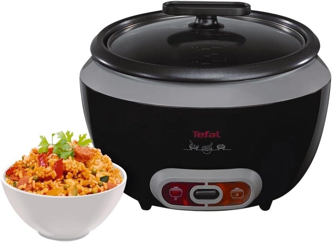 Tefal Cool Touch Rice Cooker 20 Portions 700 W 1.8 Litre RK1568UK ...