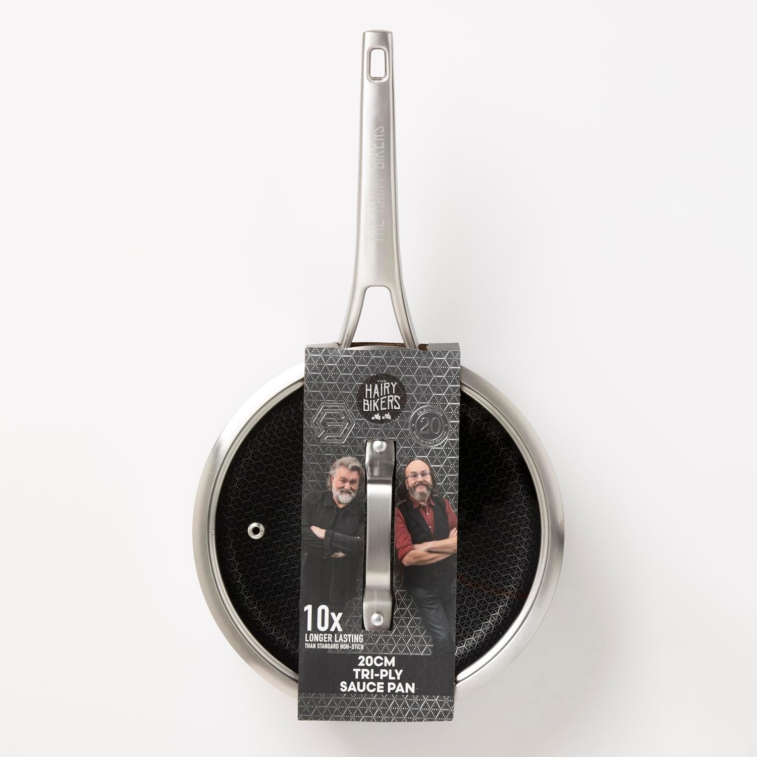 Hex Guard 20cm Saucepan, Hairy Bikers, Metal Tool Safe, Non-Stick, Ove ...