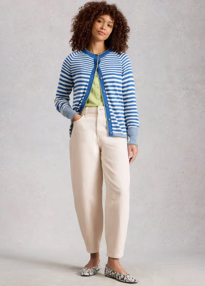 White Stuff Ladies Aubrey Barrel Leg Jean in NATURAL WHITE – Jacksons ...