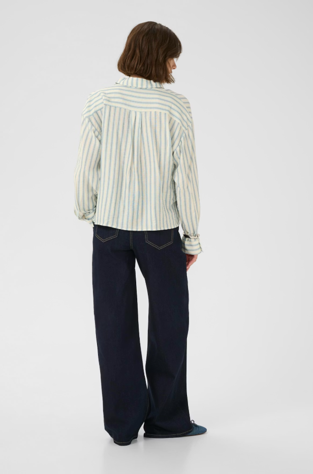 Culture Ladies CUantomine Shirt In Blue/White Stripe – Jacksons of ...