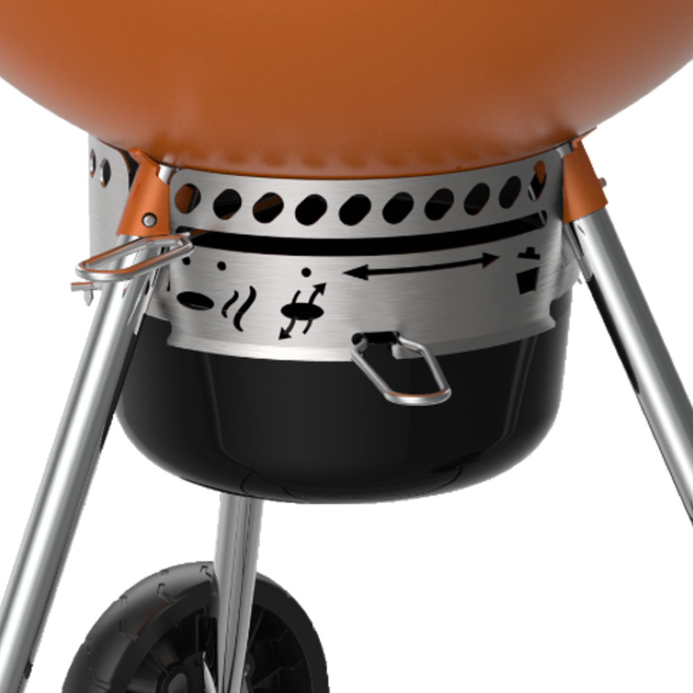 Weber Master-Touch GBS Burnt Orange C-5755 Charcoal Grill 57cm ...