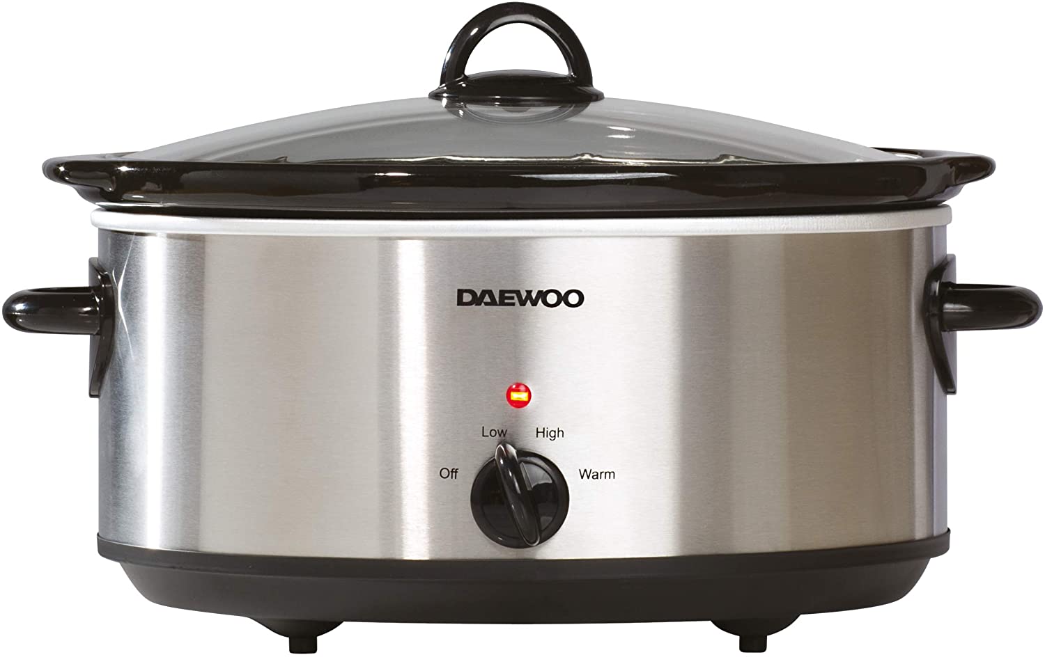 Daewoo 6.5L Slow Cooker Stainless Steel 300W 3 Heat Settings – Jacksons ...