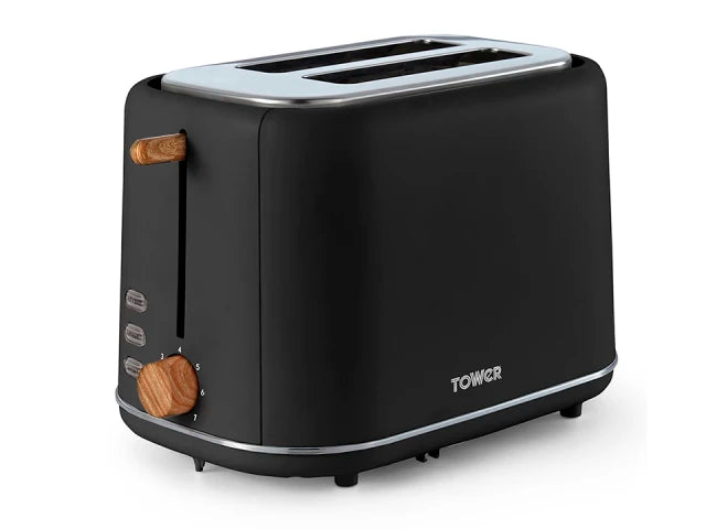 Tower Scandi Toaster 2 Slice Black T20027BLK – Jacksons of Saintfield