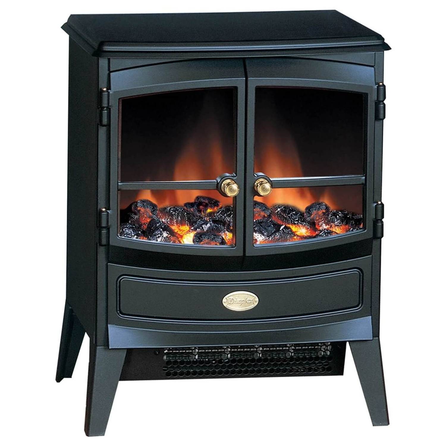 DIMPLEX SPRINGBORNE 2KW ELECTRIC STOVE OPTIFLAME WITH DOUBLE OPEN DOOR ...