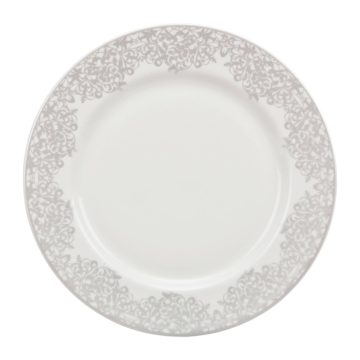 Denby Monsoon Filigree Silver Medium Plate – Jacksons of Saintfield